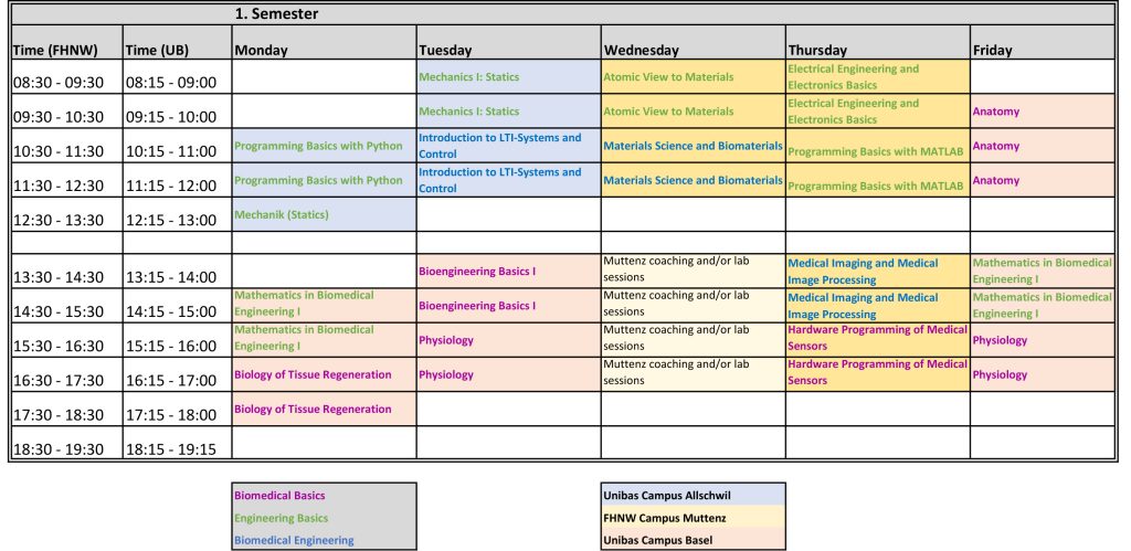Overview - Master in Biomedical Engineering